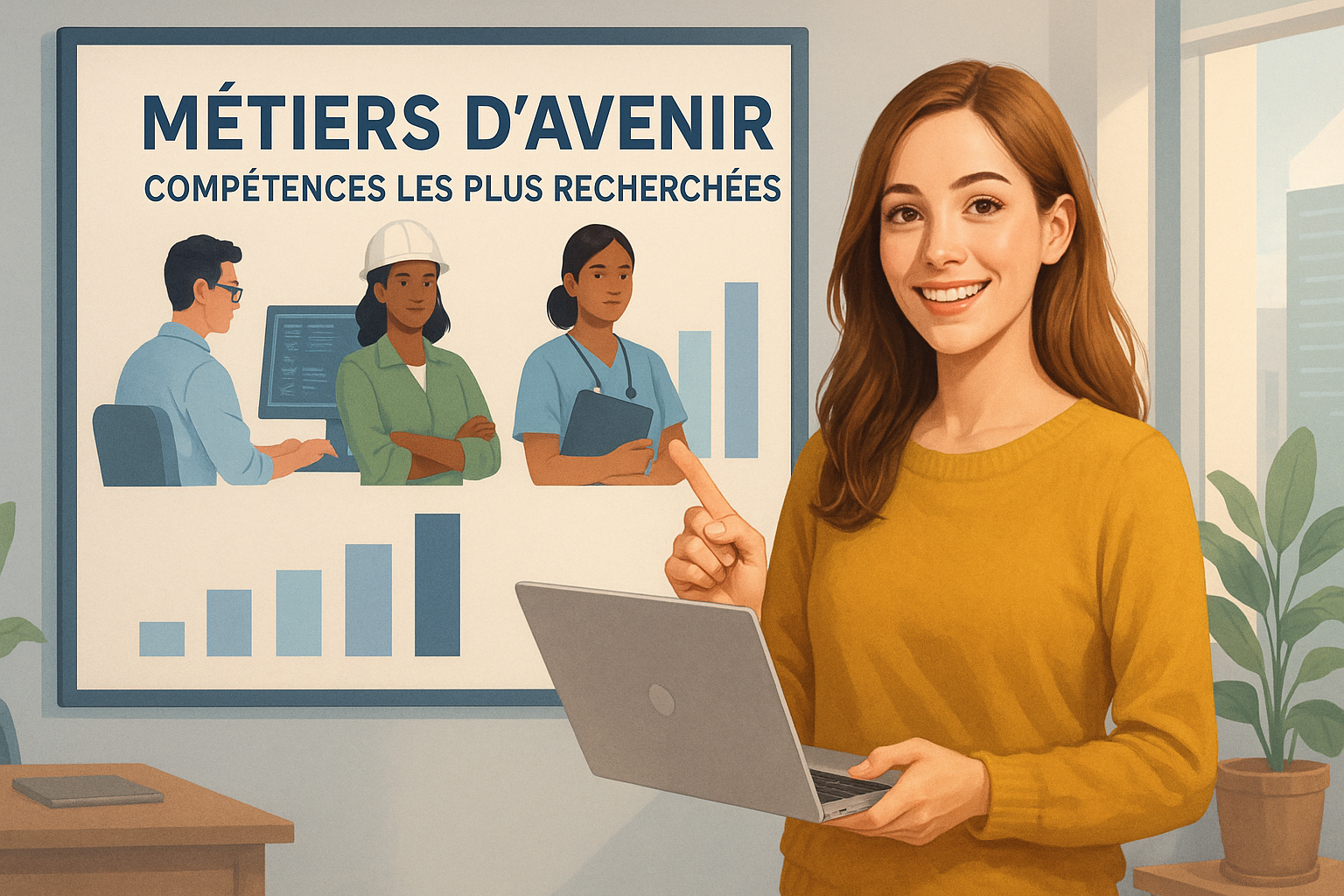 Métiers d’avenir : compétences les plus recherchées en 2025 et après